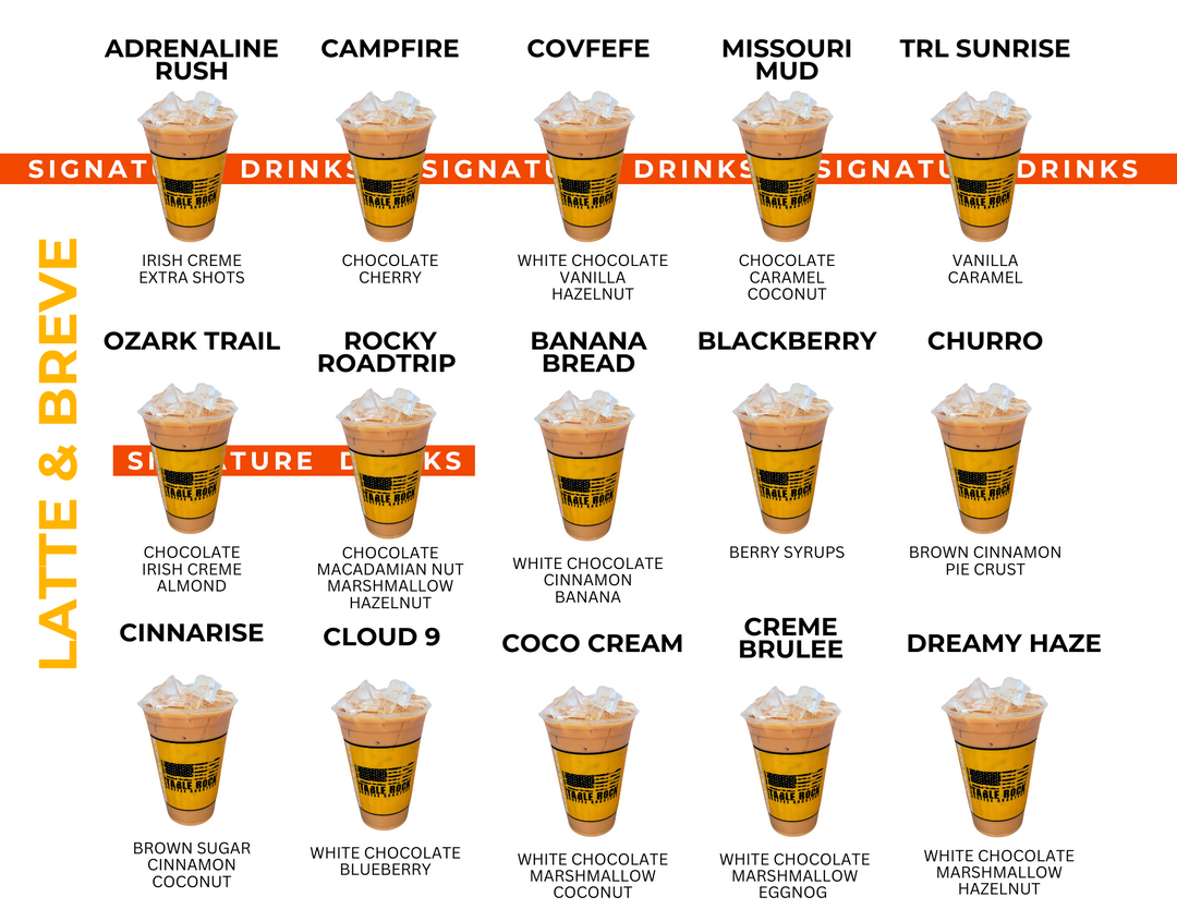 Menu – Table Rock Coffee Roasters