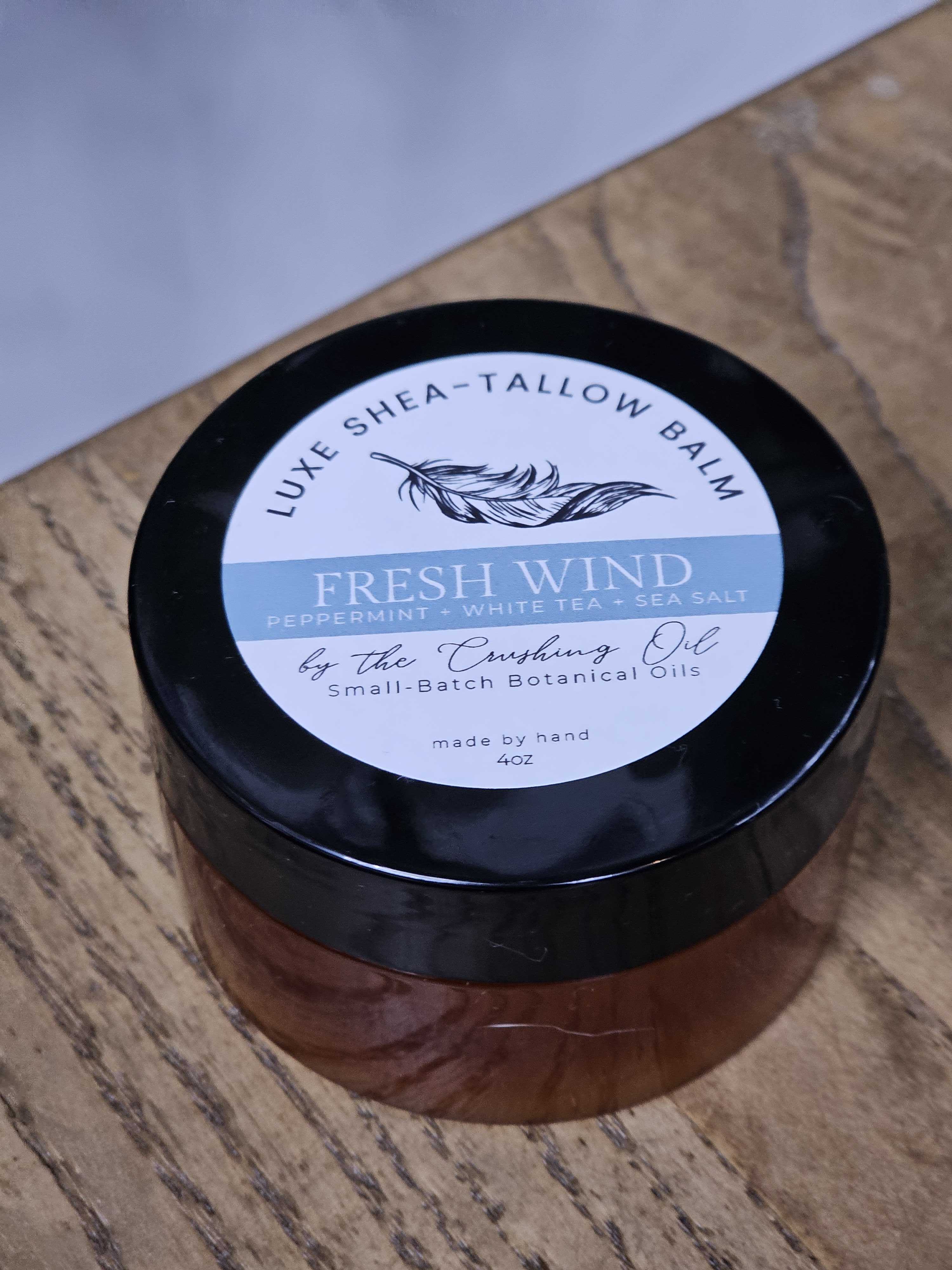 Fresh Wind | Luxe Shea-Tallow Balm (Peppermint + White Tea + Sea Salt ...