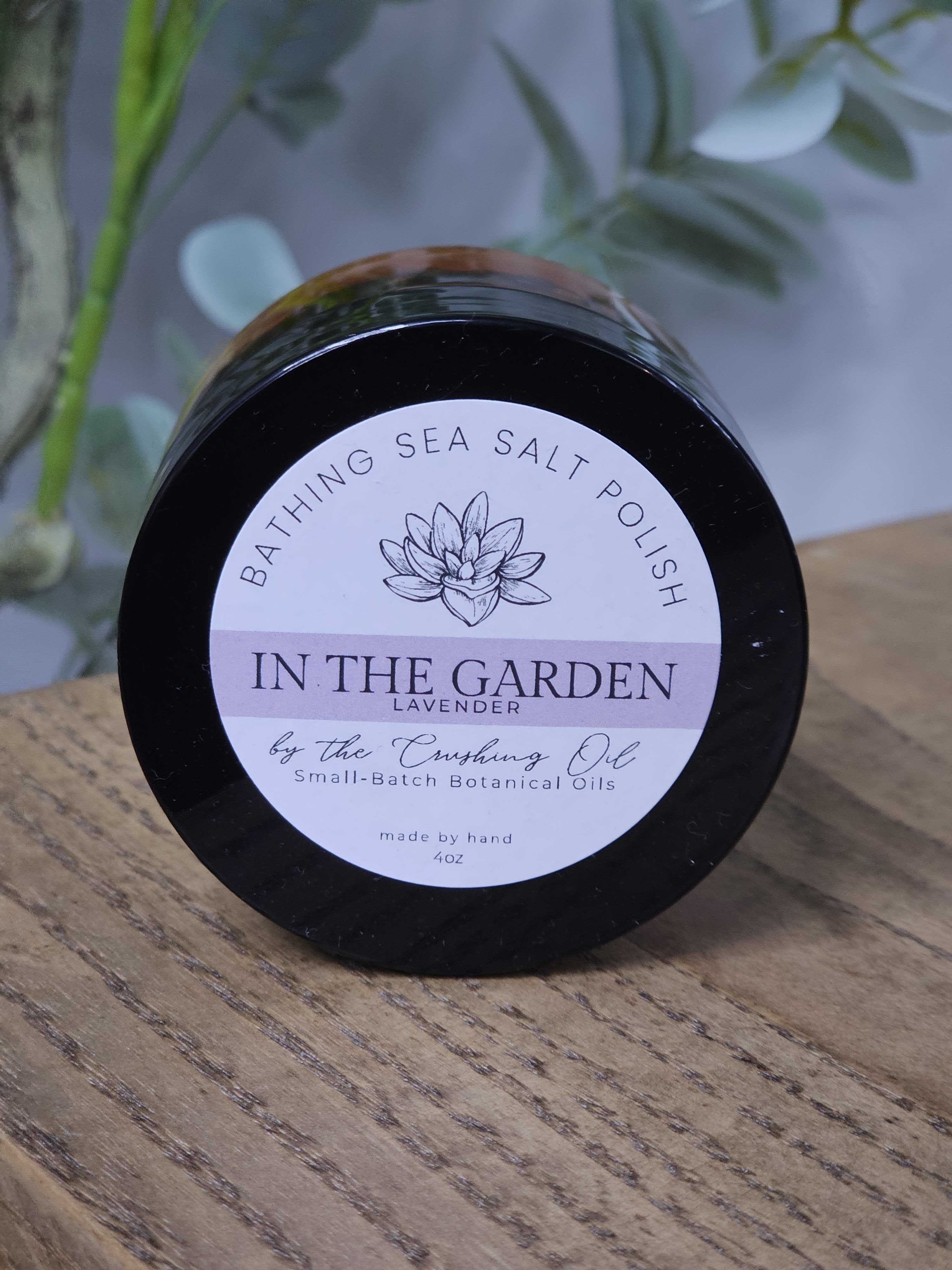 In The Garden | Bathing Sea Salt Polish (Lavender) – Table Rock Coffee ...